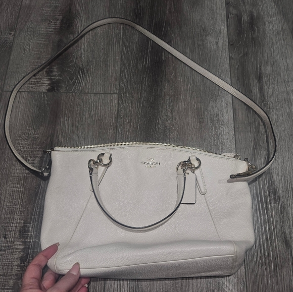 Coach | Bags | Coach Handbag Cream | Poshmark